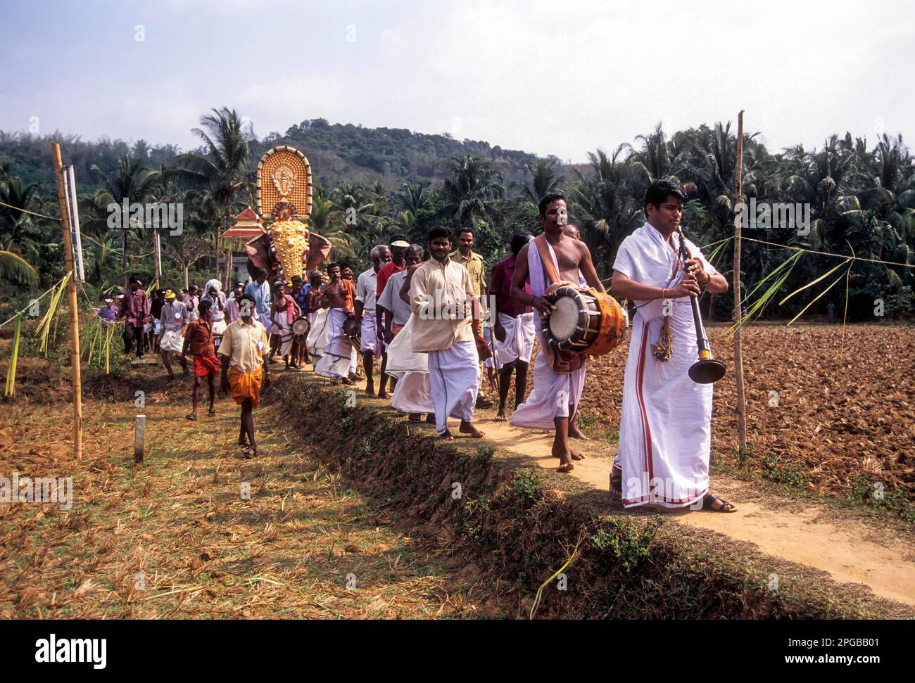 Uthralikavu pooram hi-res stock photography and images - Alamy