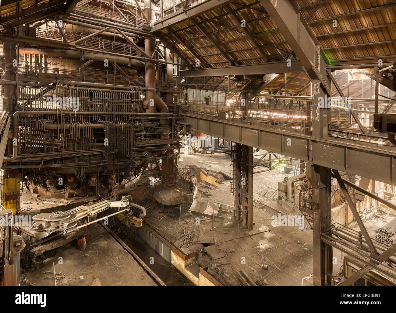 Blast furnace, Haut Fourneau B, Liege, Belgium Stock Photo - Alamy