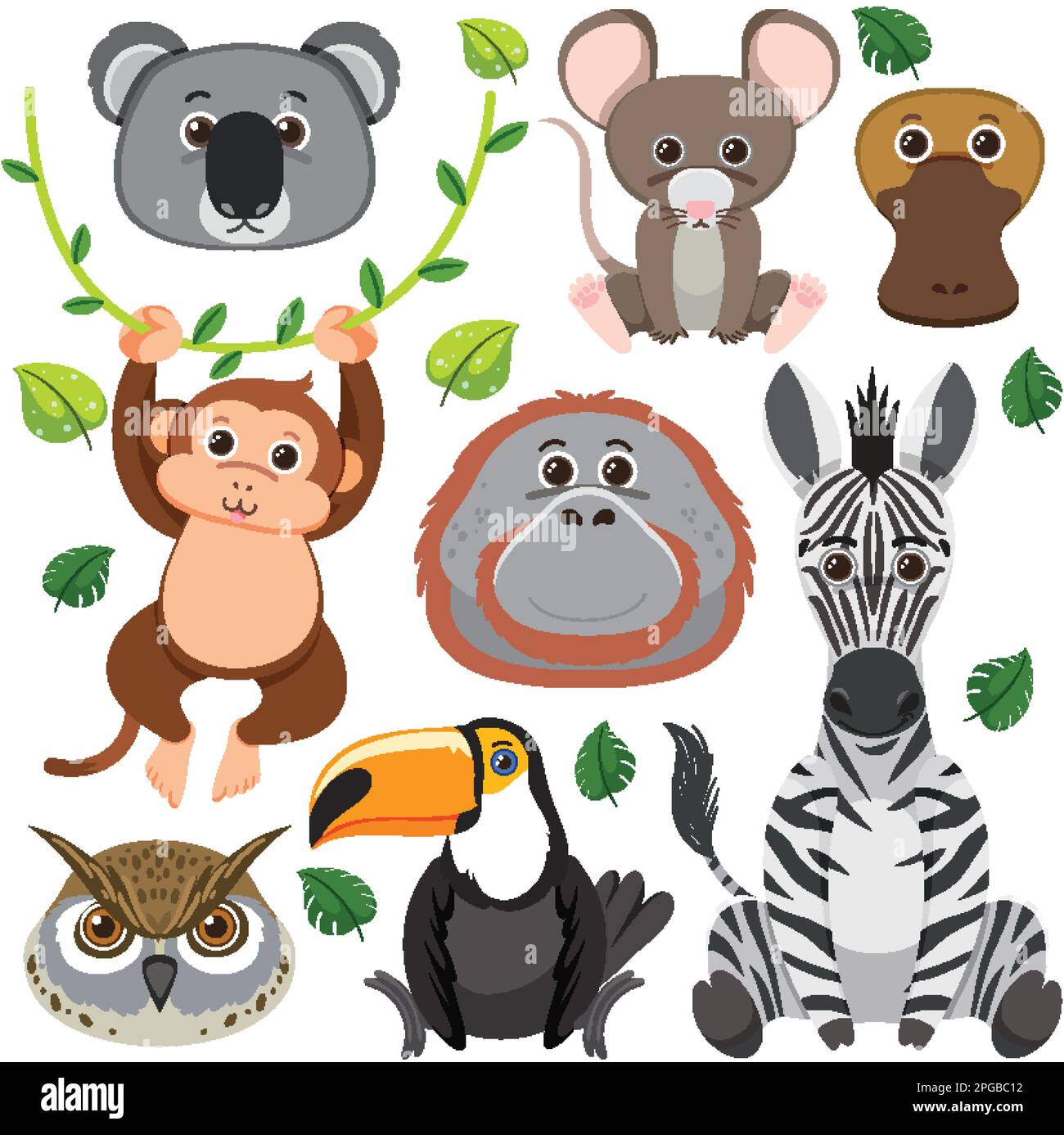 Platypus primate Stock Vector Images - Alamy