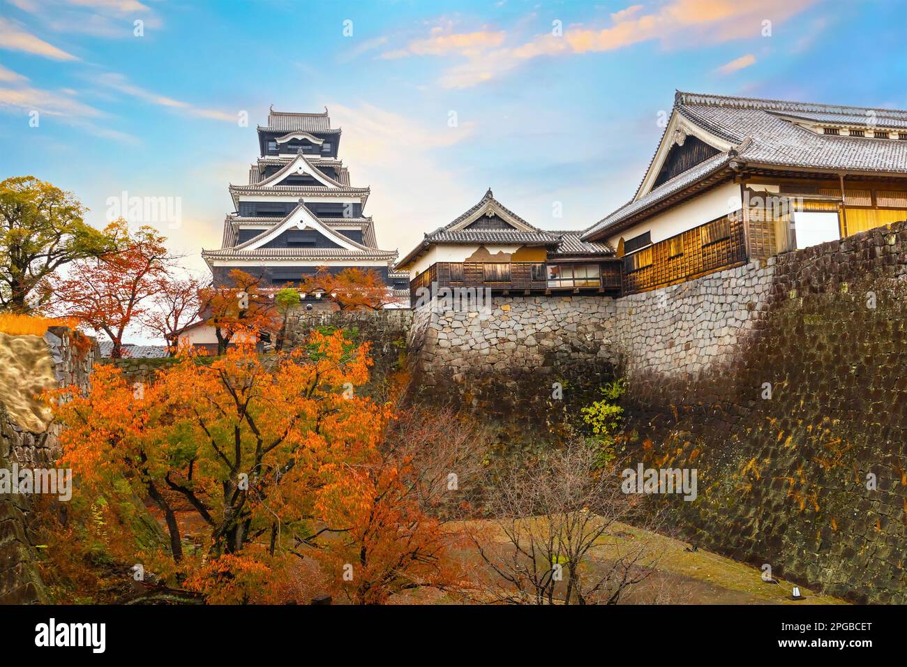 Kumamoto, Japan - Nov 23 2022: Kumamoto Castle's history dates to 1467 ...