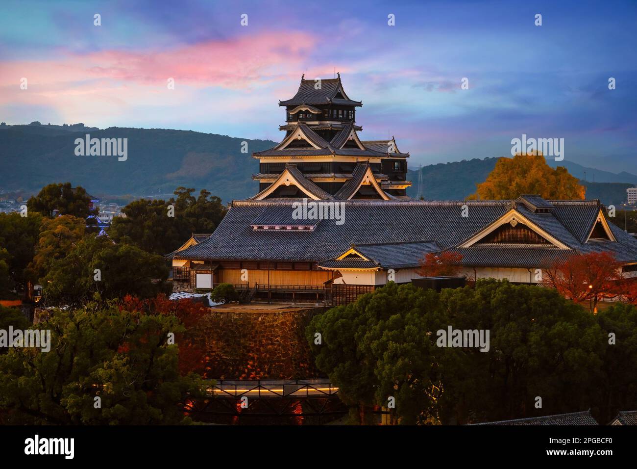 Kumamoto, Japan - Nov 23 2022: Kumamoto Castle's history dates to 1467 ...