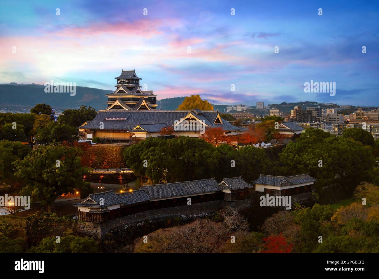 Kumamoto, Japan - Nov 23 2022: Kumamoto Castle's history dates to 1467 ...