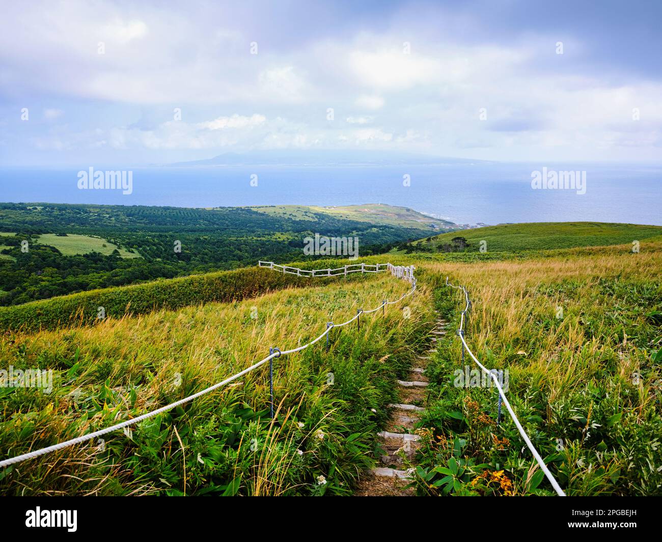 Landscape in Rebun Island, Hokkaido, Japan Stock Photo - Alamy