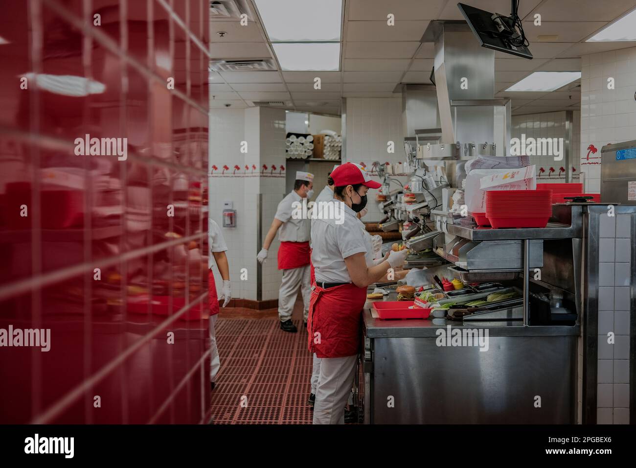 California, United States. 20th Mar, 2023. A behind-the-scenes shot of ...