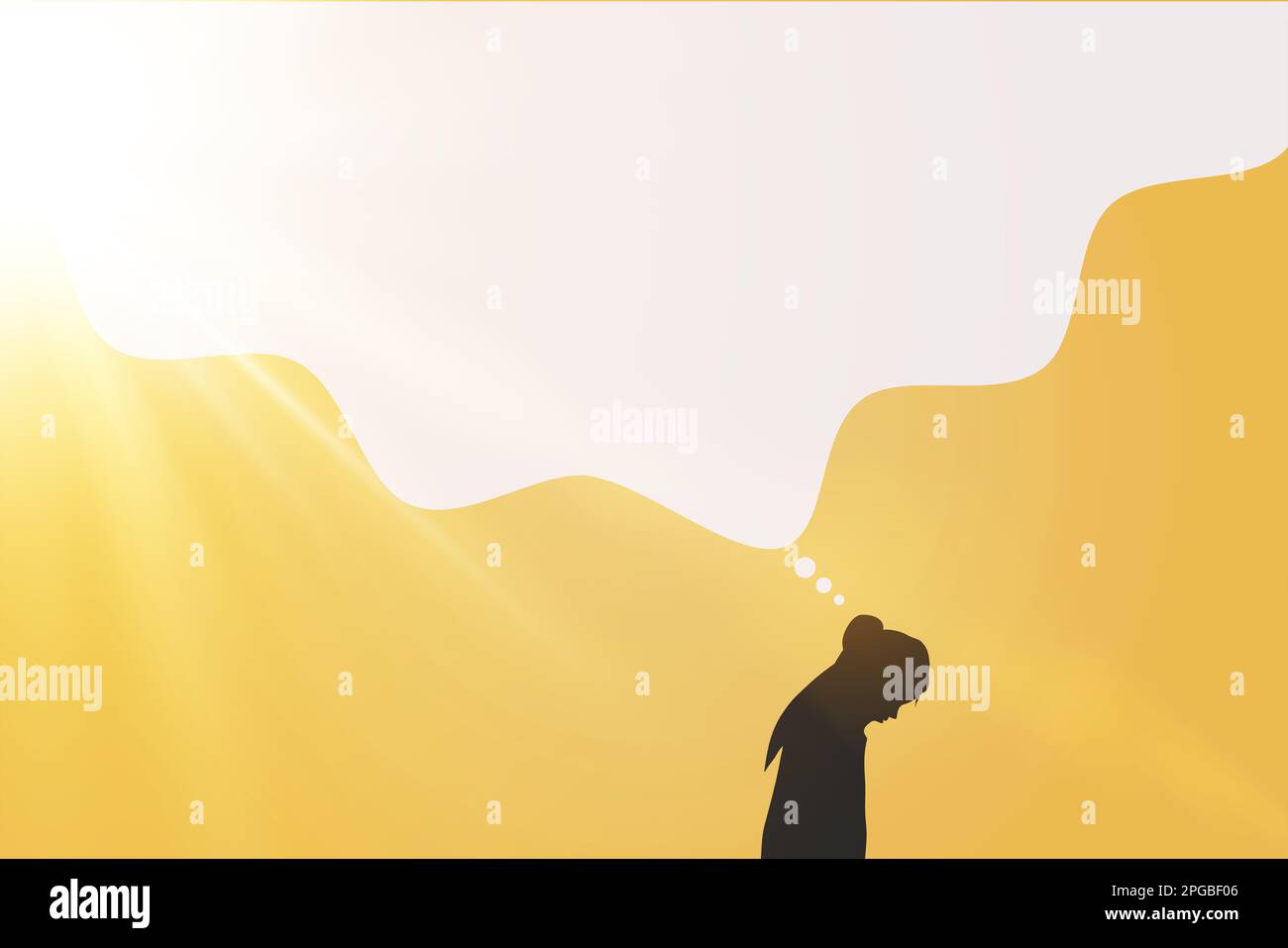 woman girl, depression sad confused, fear scare future Stock Photo - Alamy