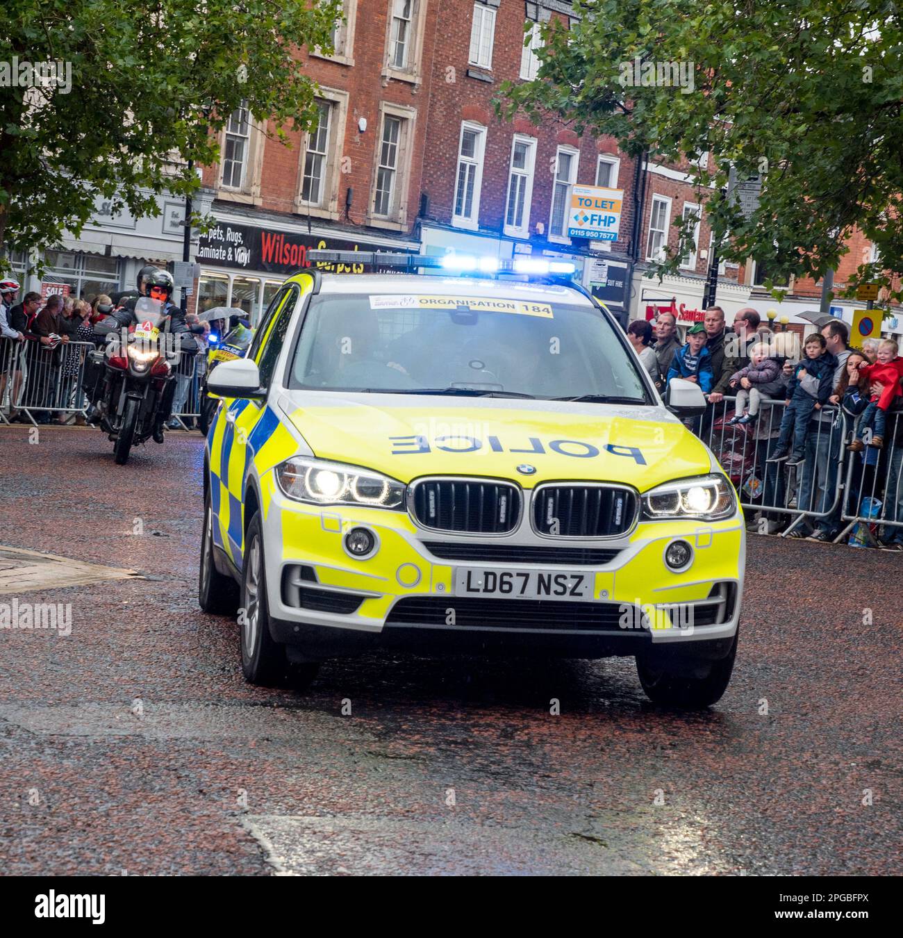 police car in action Stock Photo - Alamy