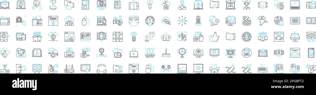 Chatbots vector line icons set. Chatbots, AI, Automation, Dialogue ... Chatbots vector line icons set. Chatbots, AI, Automation, Dialogue ...