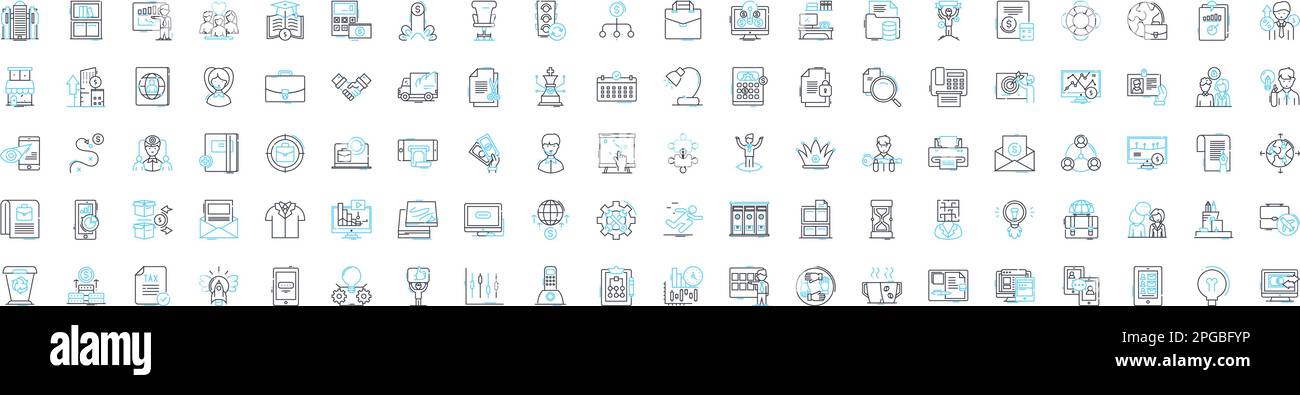 Financial strategy vector line icons set. Financial, Strategy ... Financial strategy vector line icons set. Financial, Strategy ...