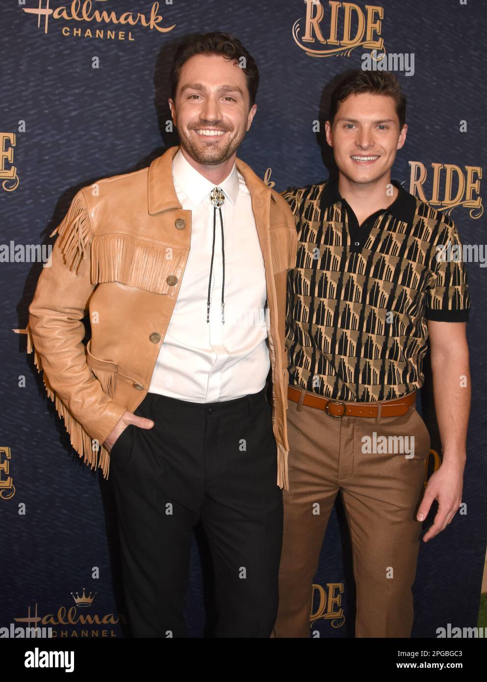 West Hollywood, California, USA 21st March 2023 Actor Jake Foy and ...