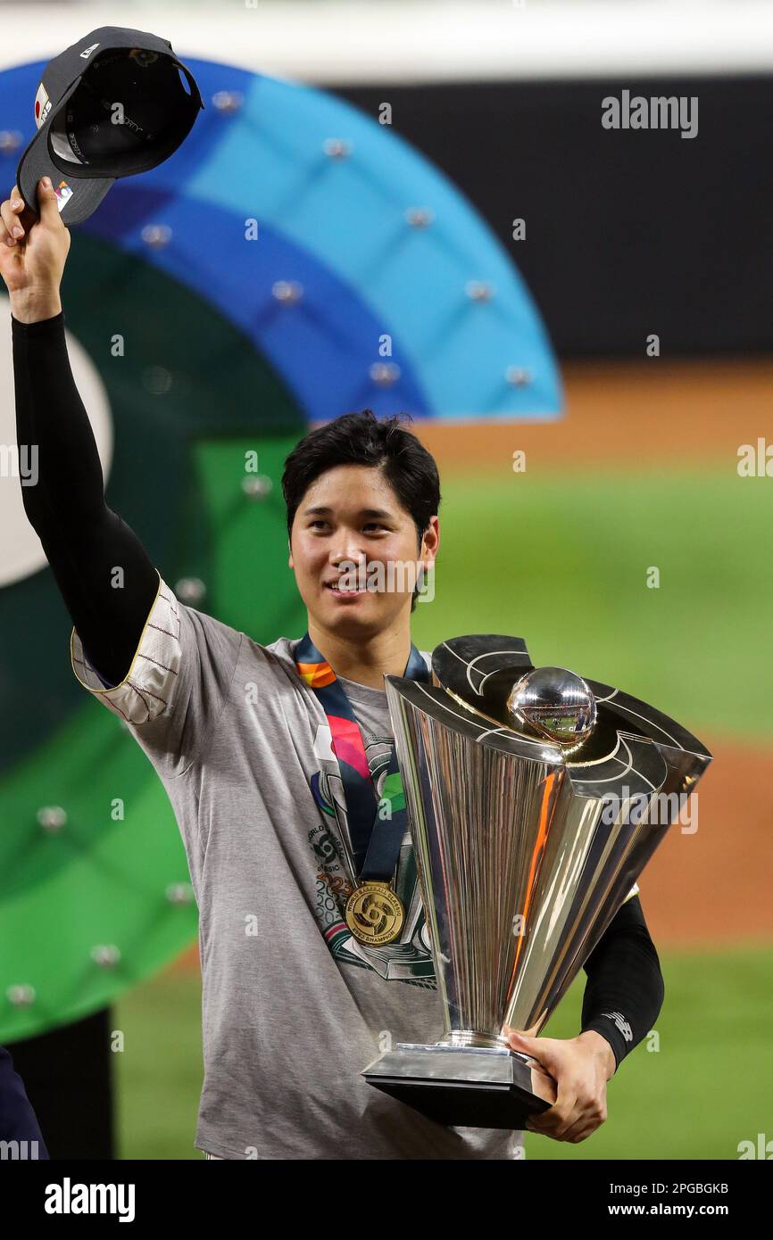 Miami, United States. 21st Mar, 2023. Most Valuable Player Shohei ...