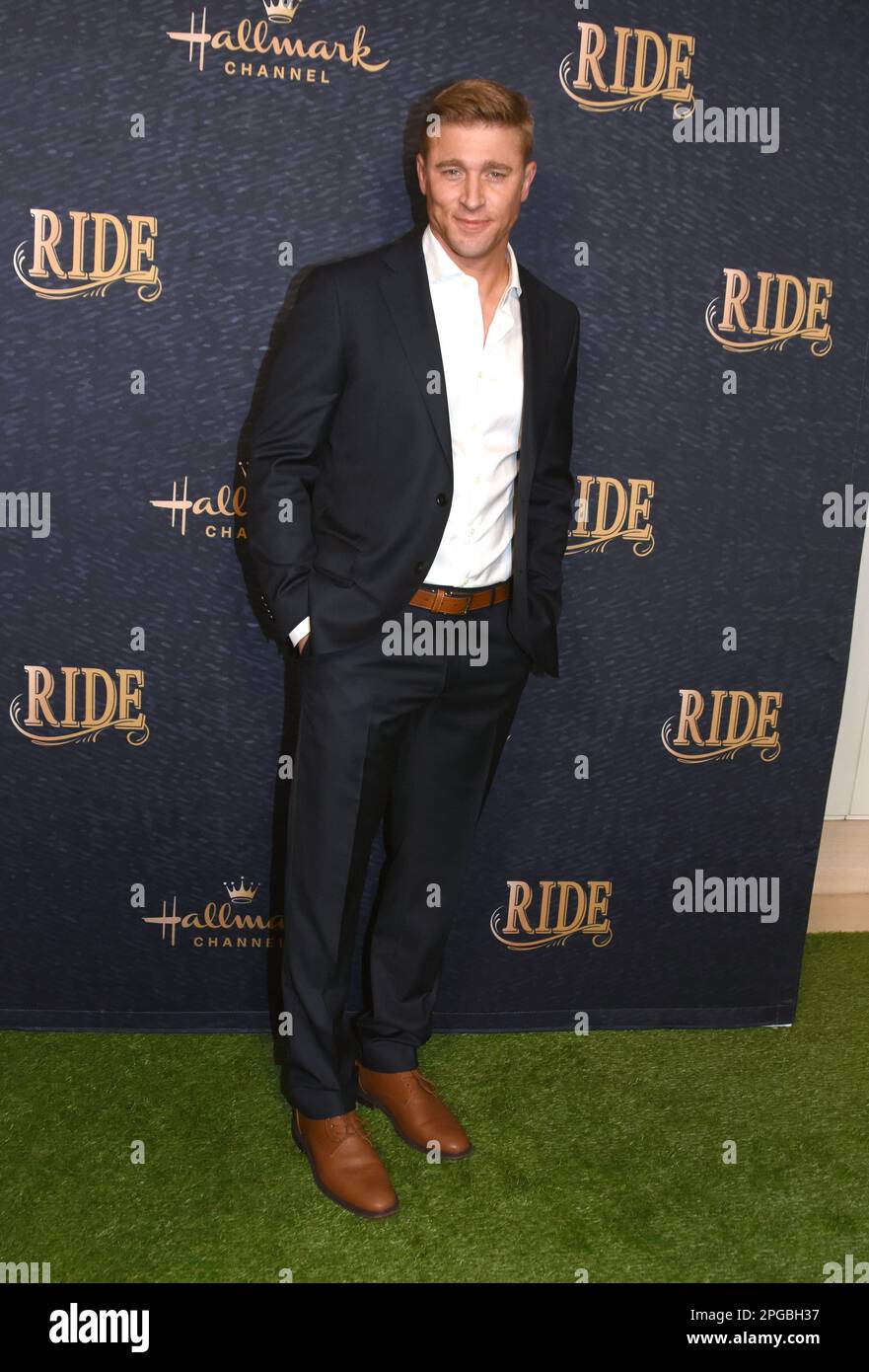 West Hollywood, California, USA 21st March 2023 Actor Tyler Jacob Moore ...