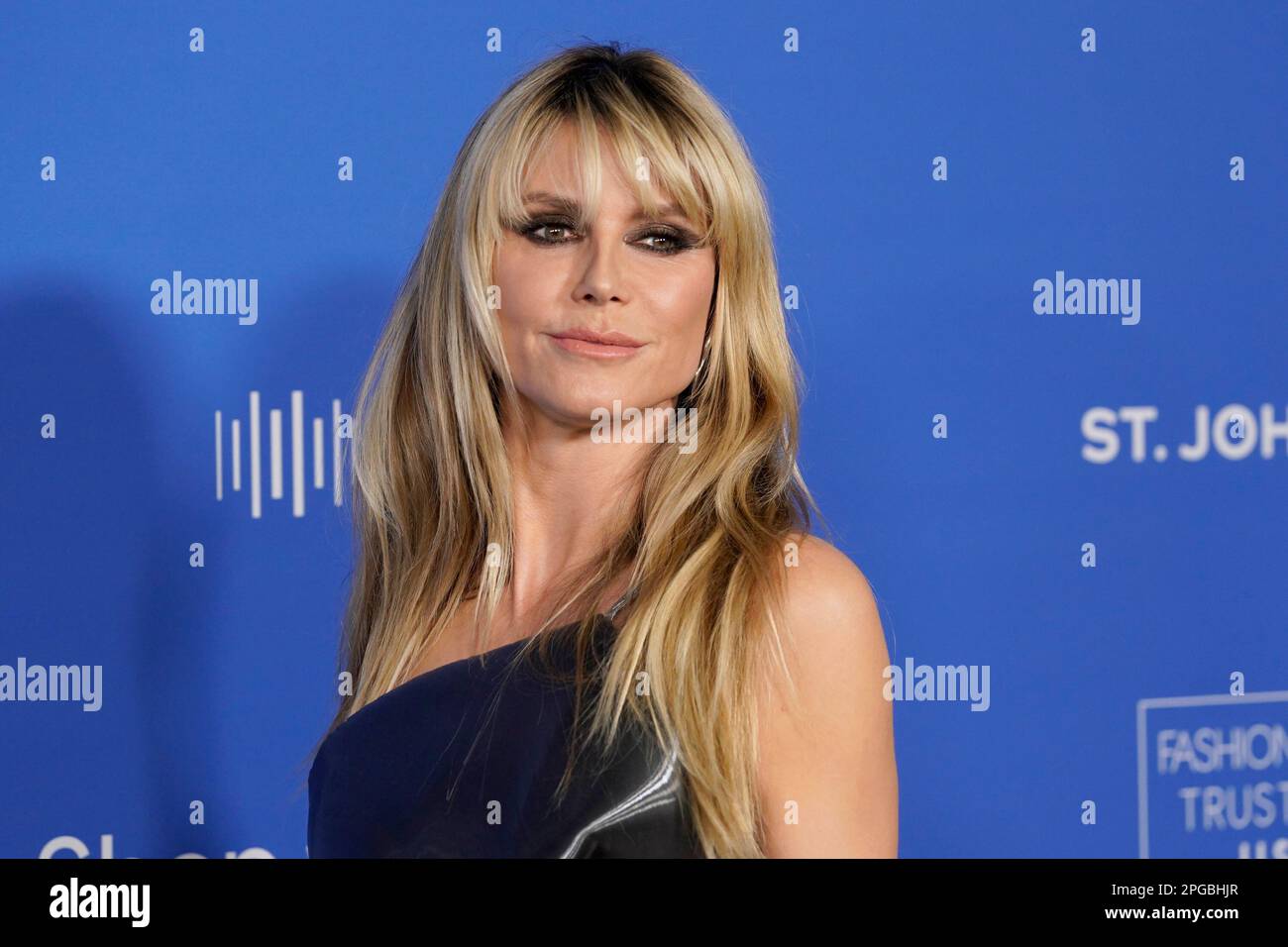 Heidi Klum arrives at the Fashion Trust U.S. Awards on Tuesday, March ...