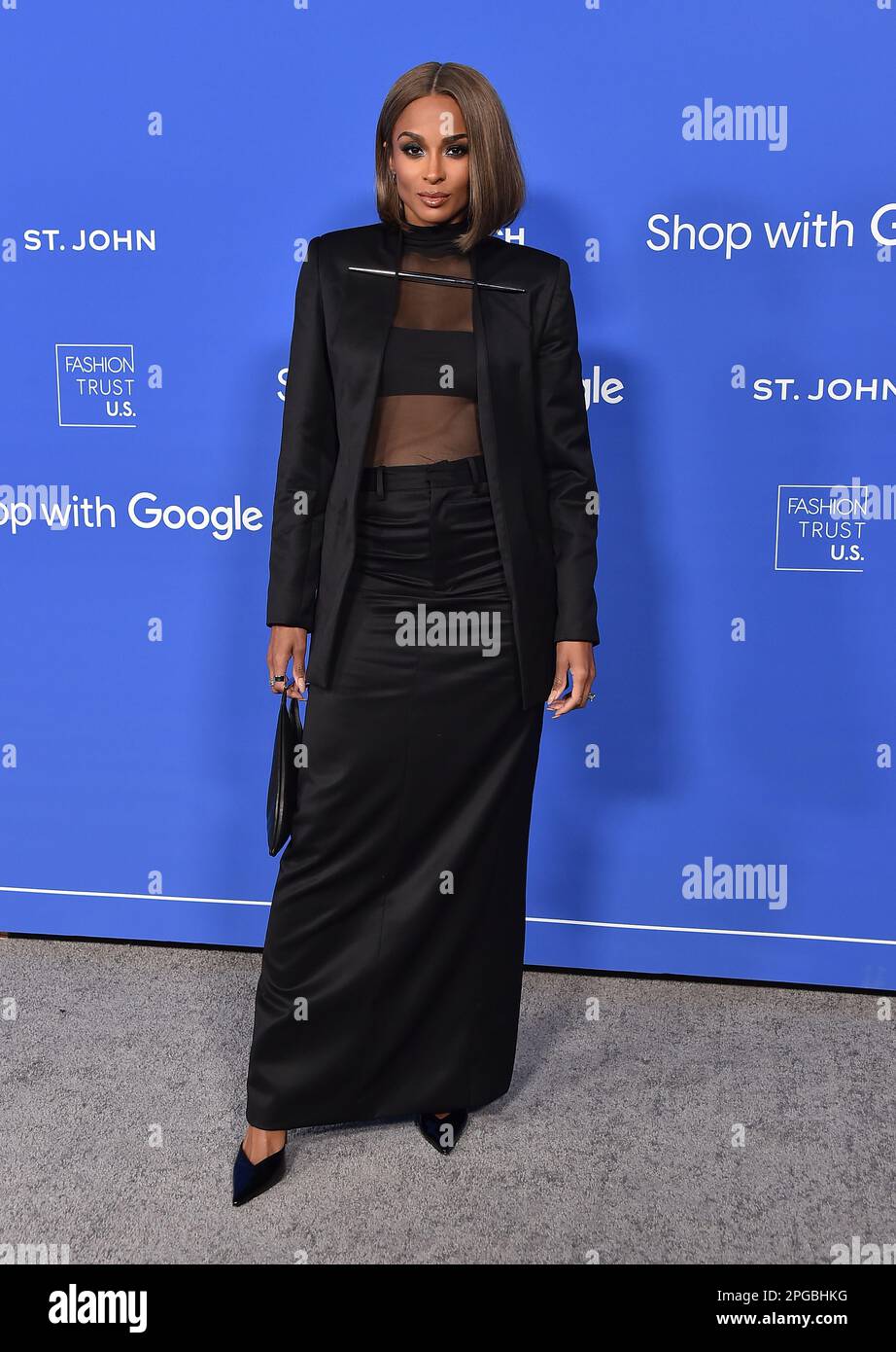 Hollywood, CA.21/03/2023, Ciara arriving at the Fashion Trust US Awards ...