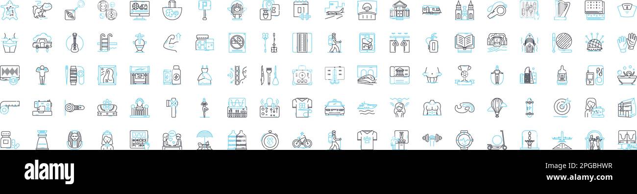 Master Classes vector line icons set. Masters, Classes, Learning, Instruction, Education, Course ...