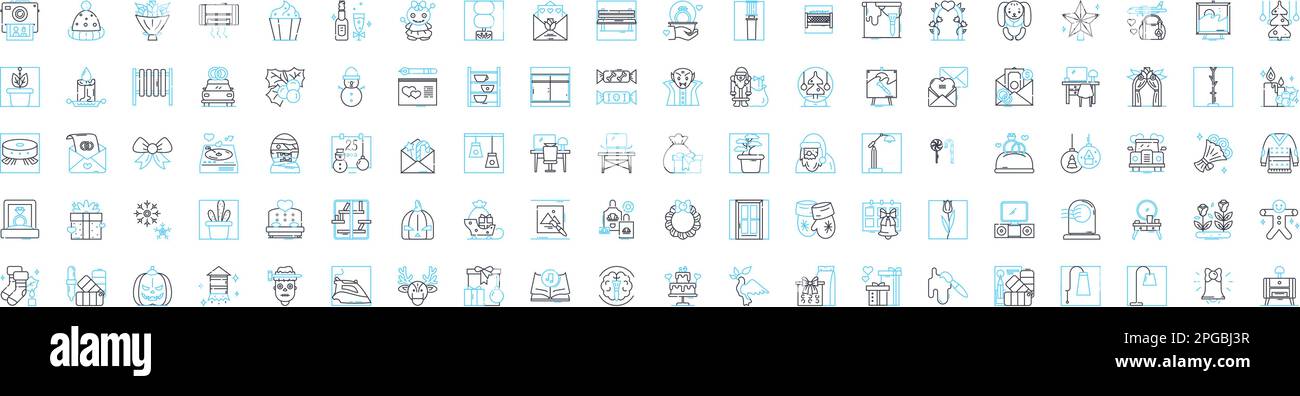 Design elements vector line icons set. Colour, Form, Line, Shape, Space ...