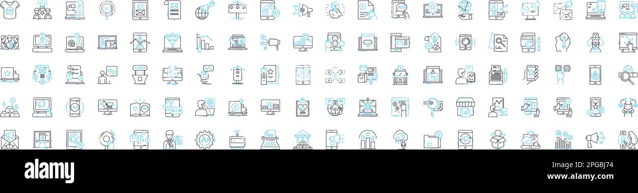 Project Development Vector Line Icons Set Project Development