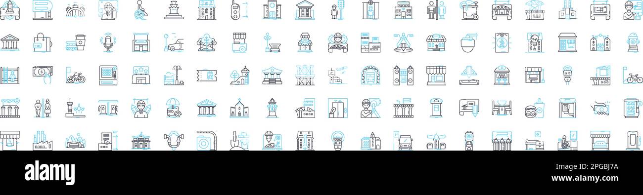 Architects vector line icons set. Design, Creativity, Vision, Blueprint ...