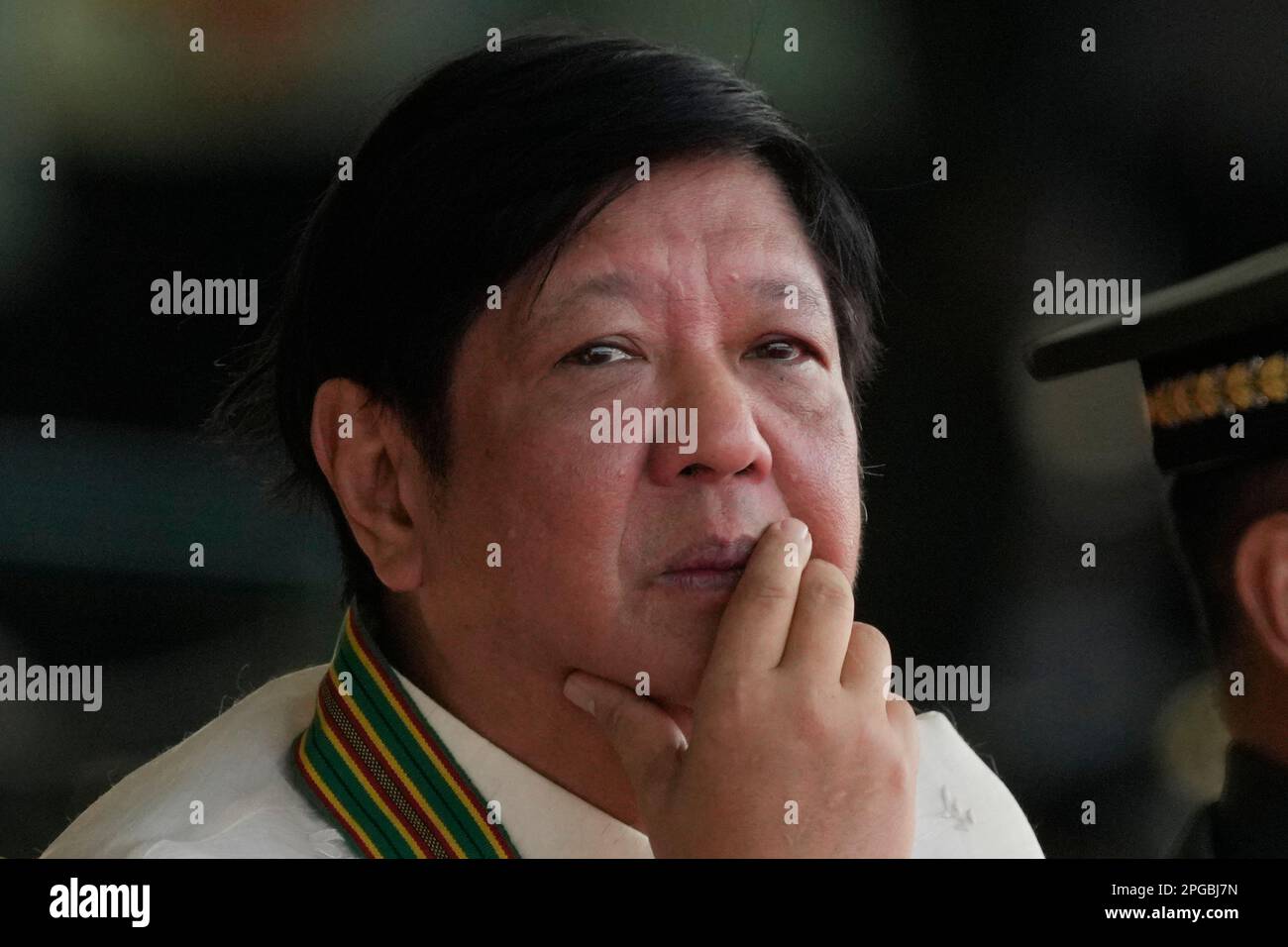 Philippine President Ferdinand Marcos Jr. watches during the 126th ...
