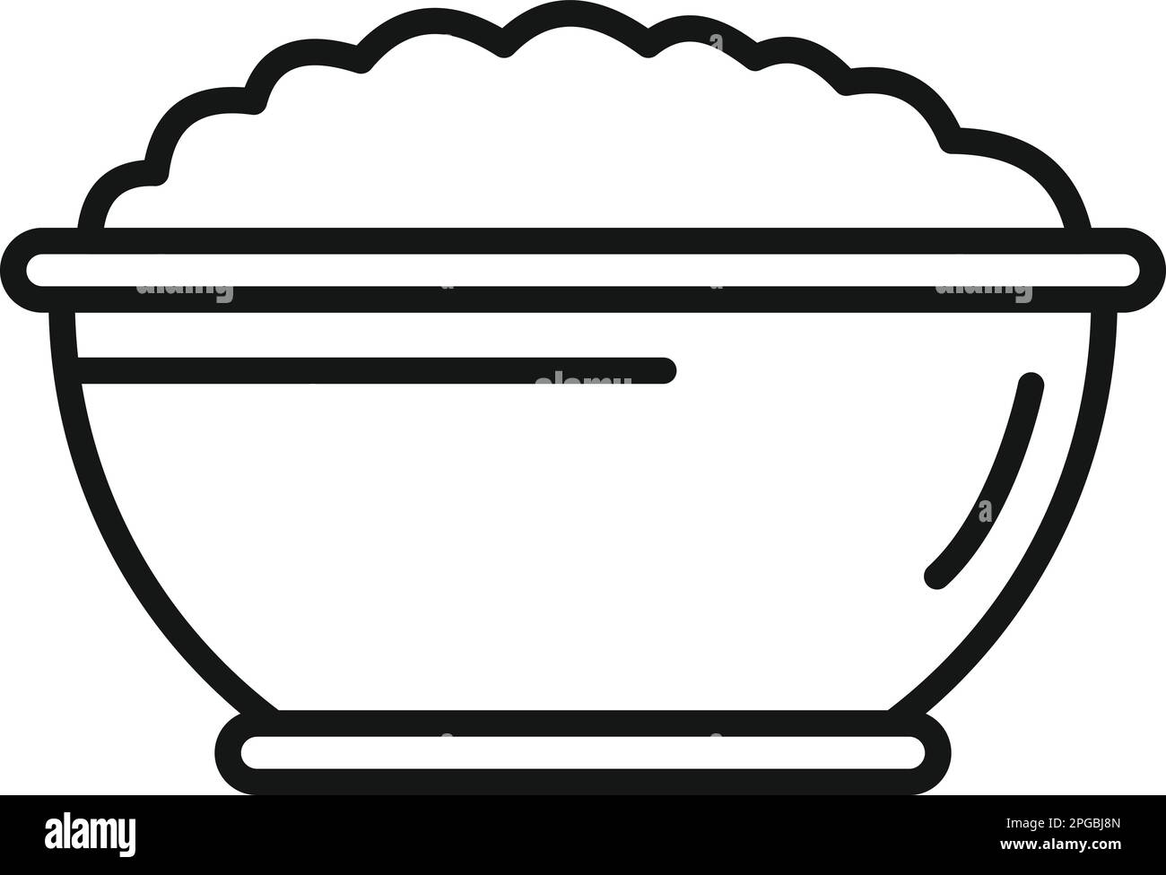 Children eating fruit bowl Stock Vector Images - Alamy