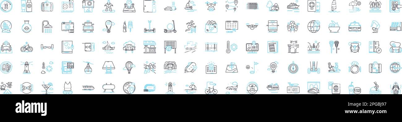 World travel vector line icons set. World, Travel, Globe, Explore ...
