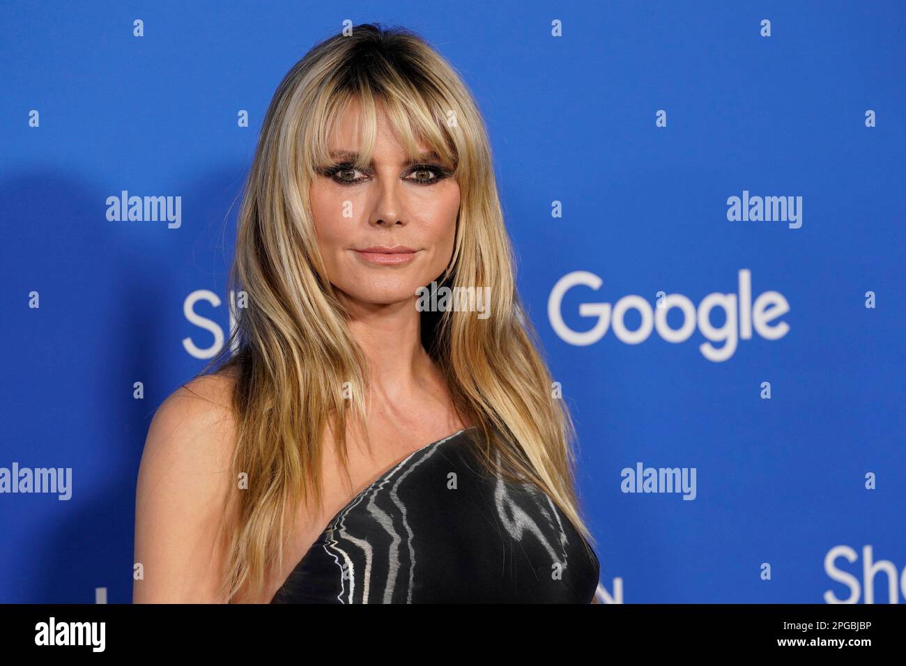 Heidi Klum arrives at the Fashion Trust U.S. Awards on Tuesday, March ...