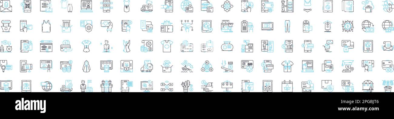 Shop payment vector line icons set. Payment, Shopping, Store, Buy ...