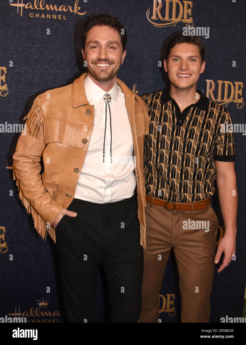 West Hollywood, California, USA 21st March 2023 Actor Jake Foy and ...