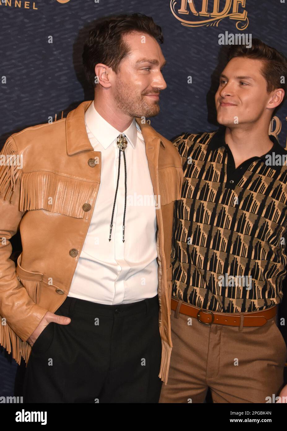 West Hollywood, California, USA 21st March 2023 Actor Jake Foy and ...