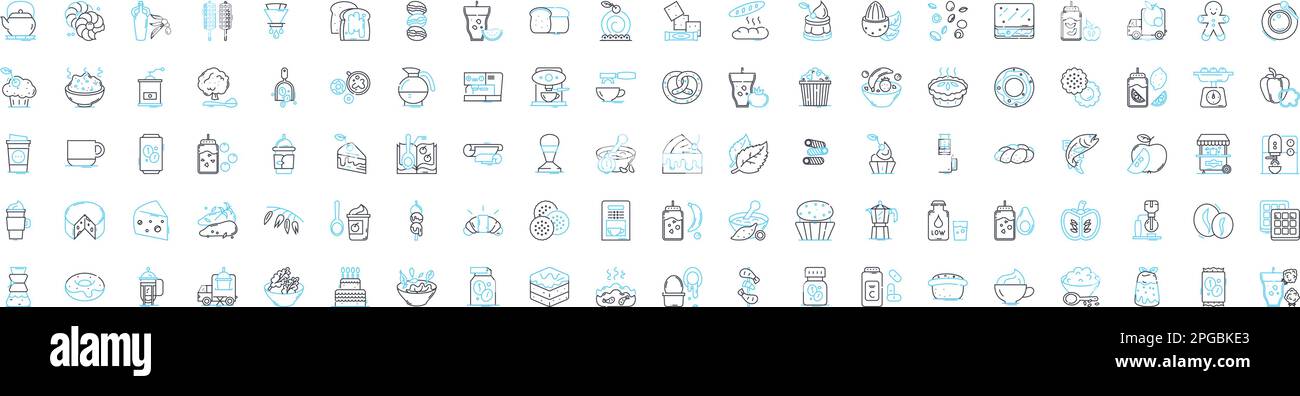 Artisanal market vector line icons set. artisanal, market, artisan ...