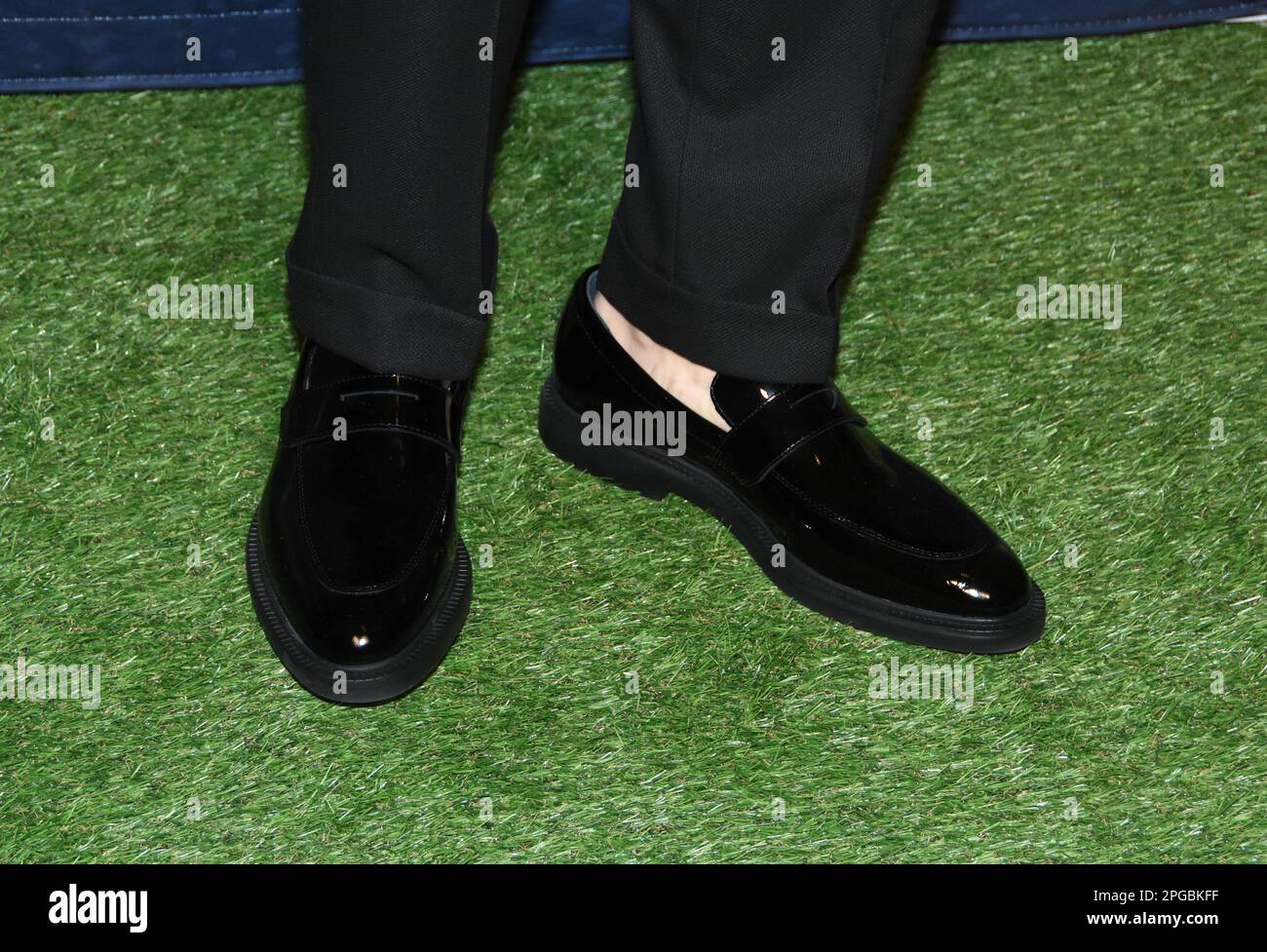 West Hollywood, California, USA 21st March 2023 Actor Jake Foy, shoe ...