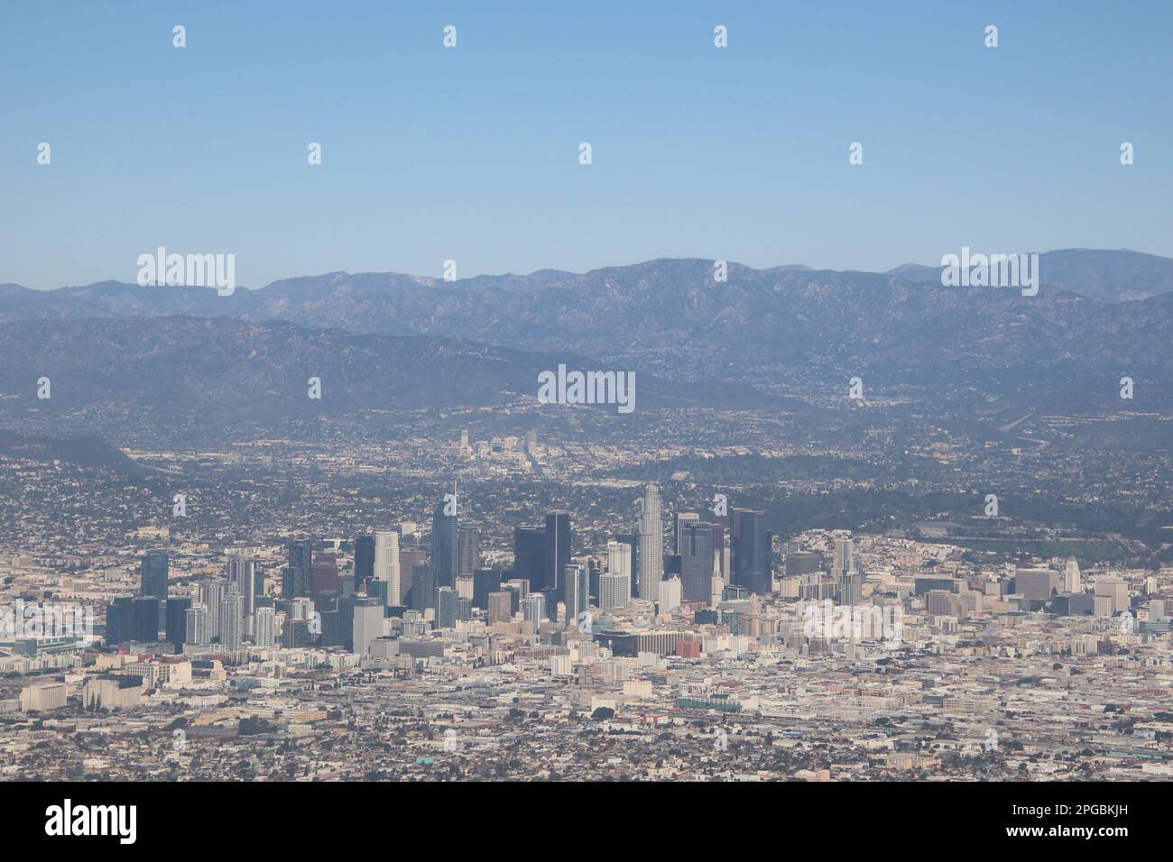 From high above, the sprawling metropolis of Los Angeles is a patchwork ...