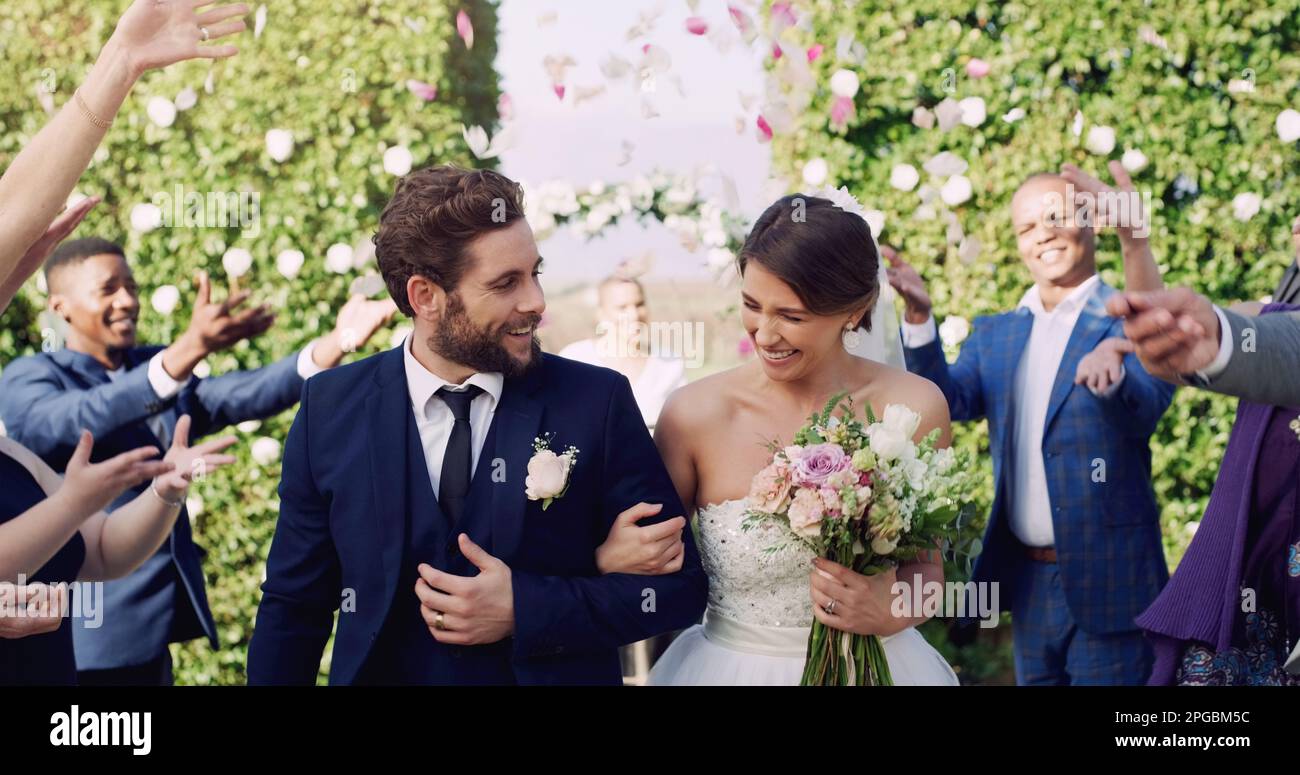 The happy ending is theirs. an affectionate young newlywed couple ...