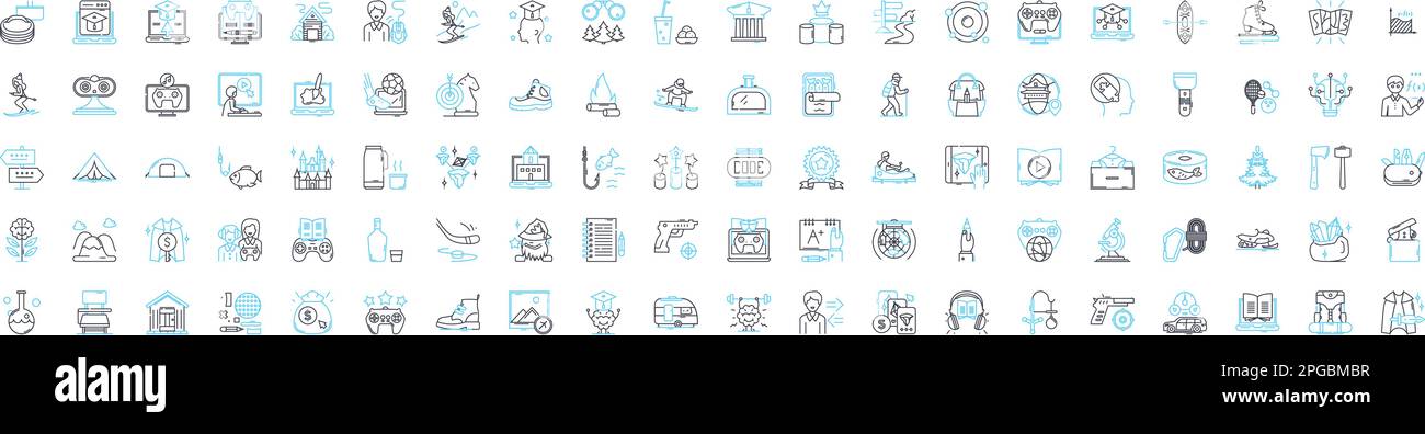 Remote work travel vector line icons set. Remote, Work, Travel, Remote-Work, Work-Travel ...