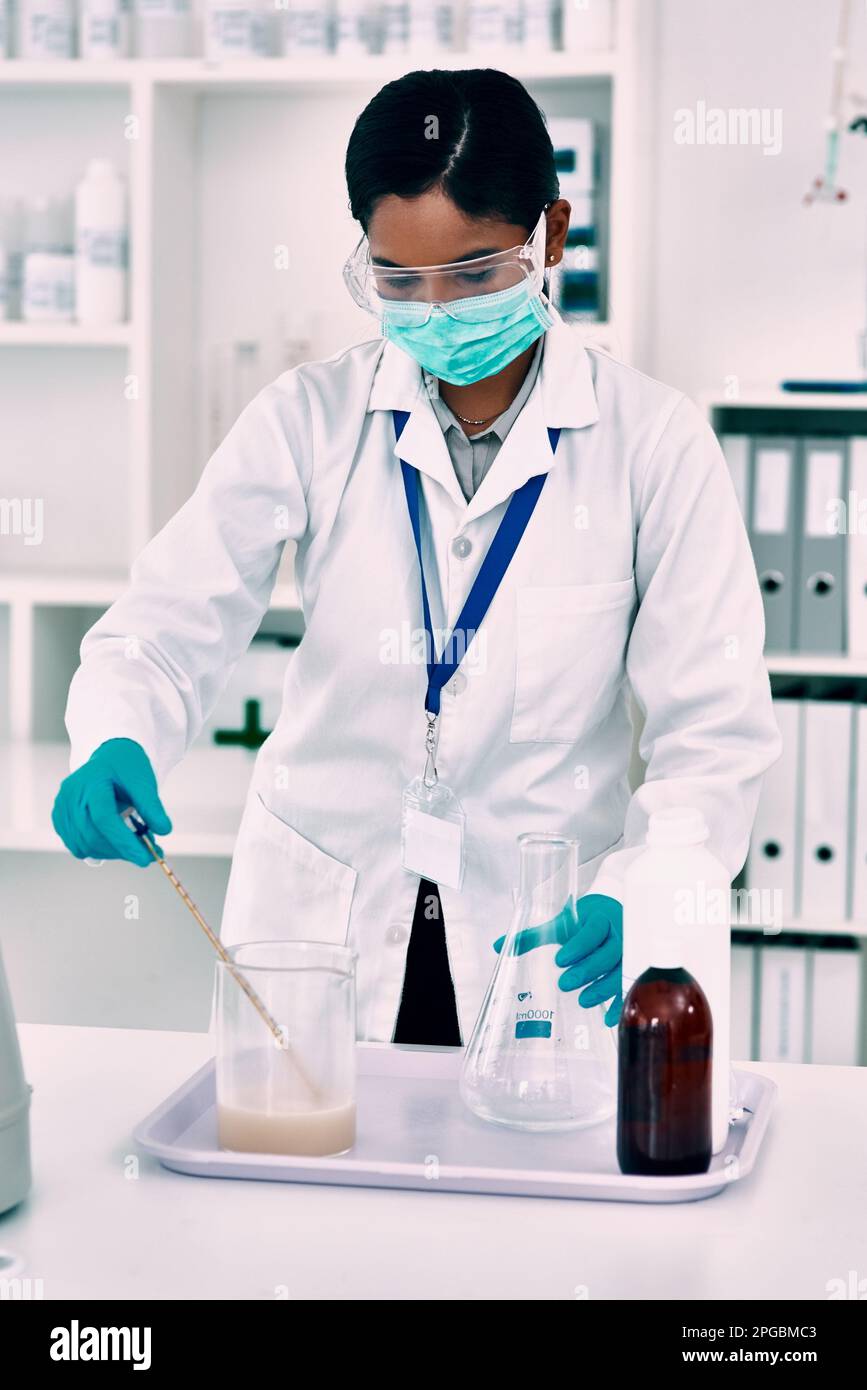 This experiment might just produce a cure. an attractive young female ...