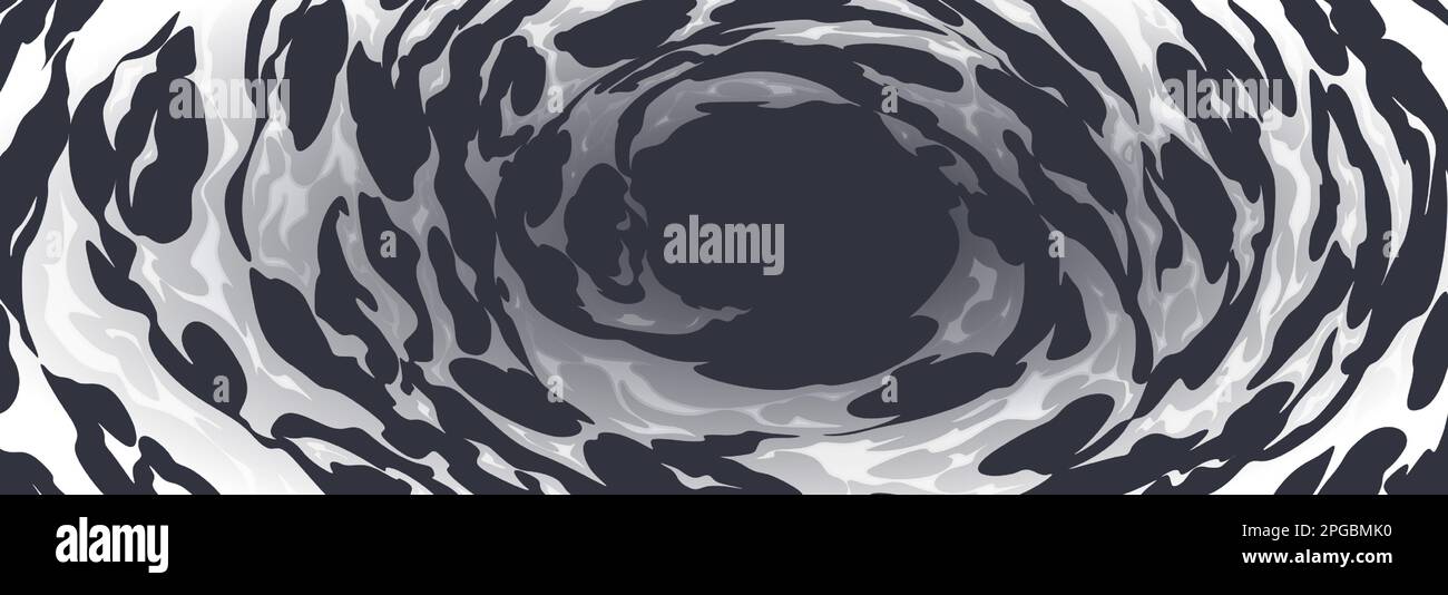 Abstract background with circle fire swirls. Comic effect of blast ...