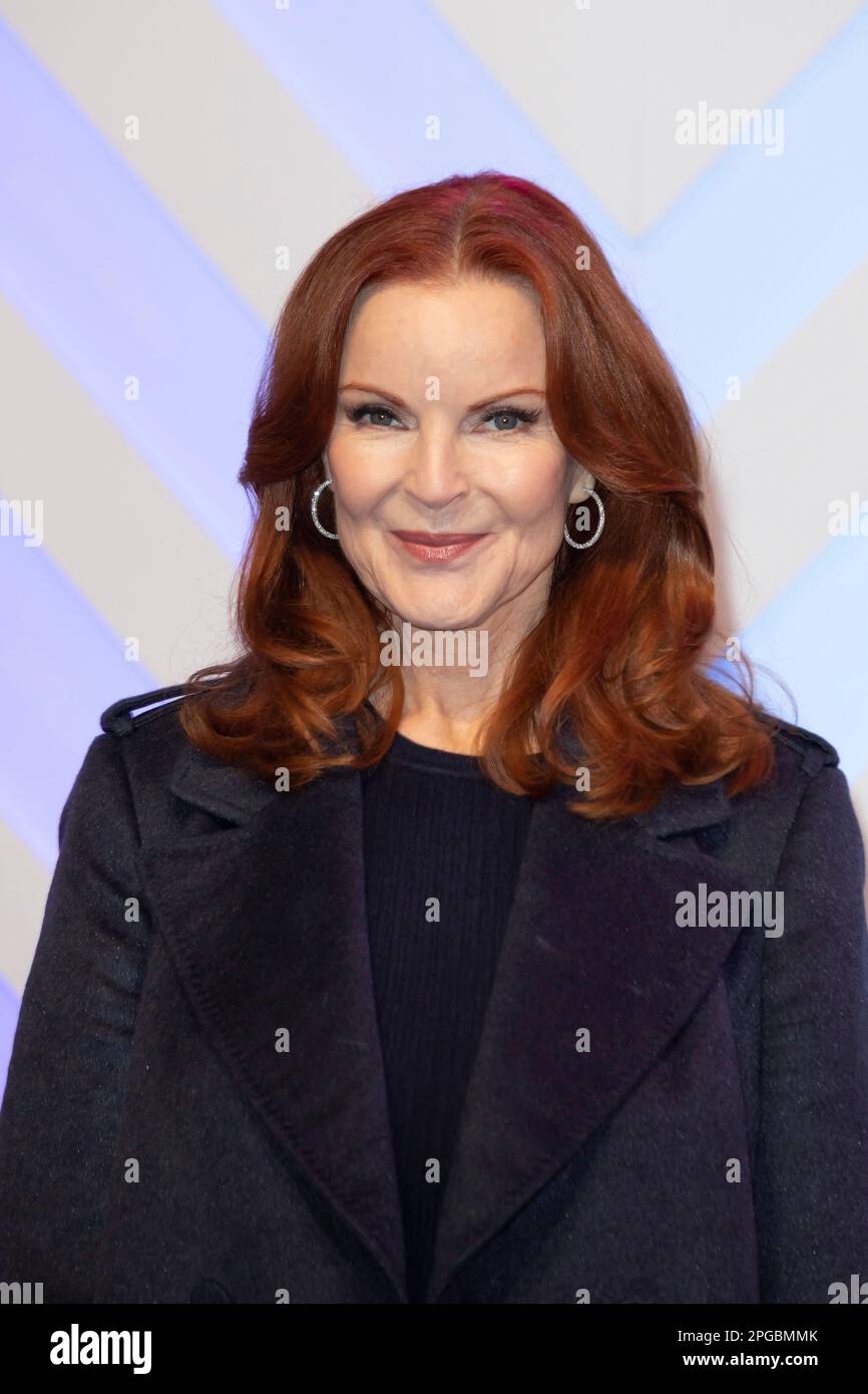 Lille, France. 21st Mar, 2023. Marcia Cross attends the red carpet of ...