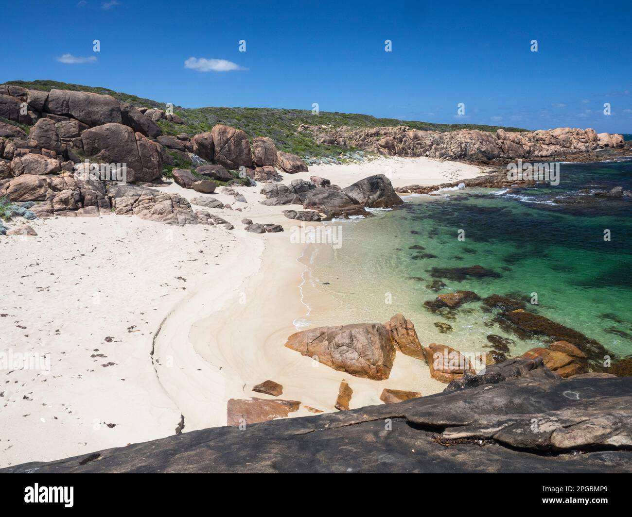 Looking south from Elephant Rock, Cape to Cape track, Leeuwin ...
