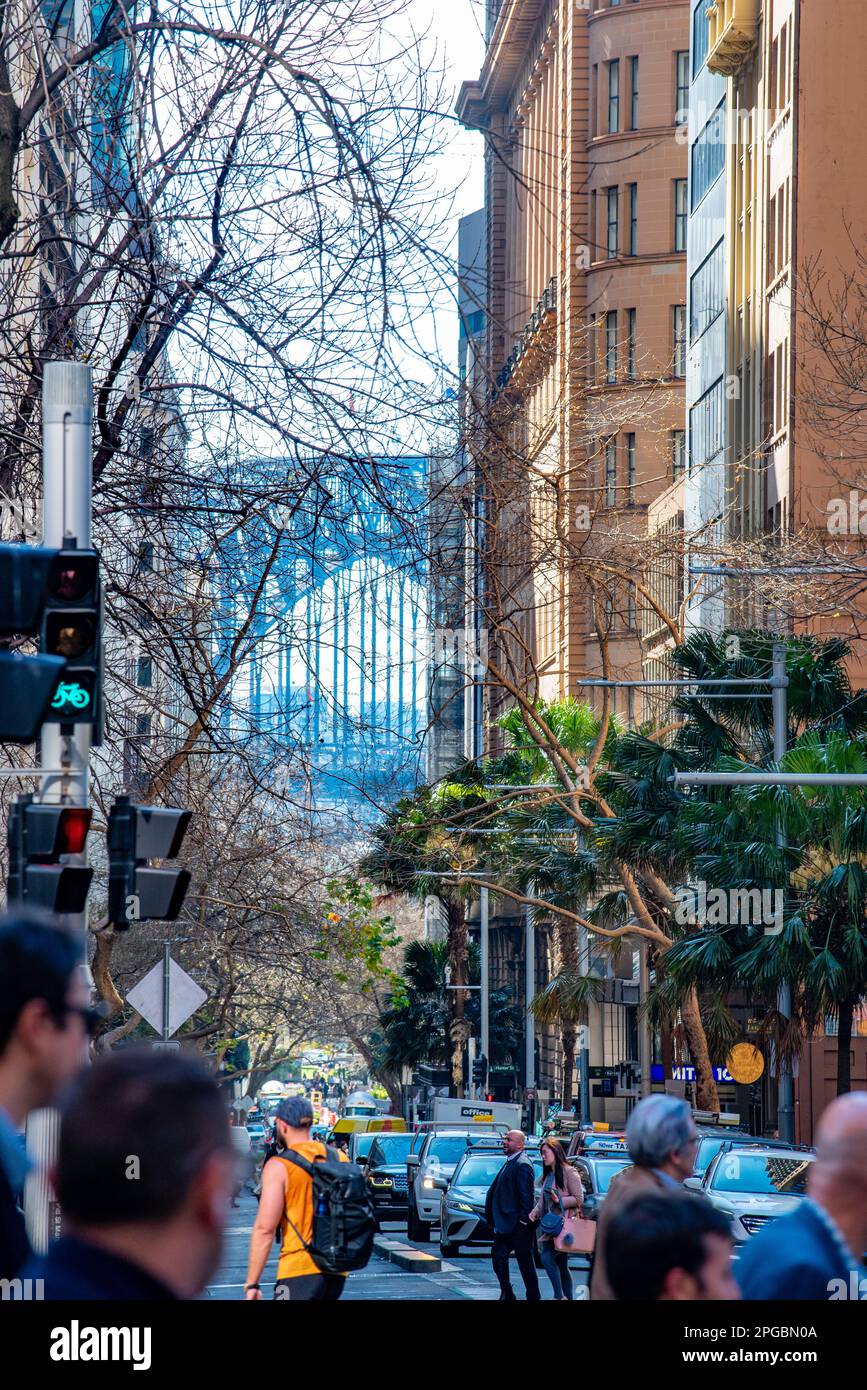 Sydney harbour bridge from a distance hi-res stock photography and ...