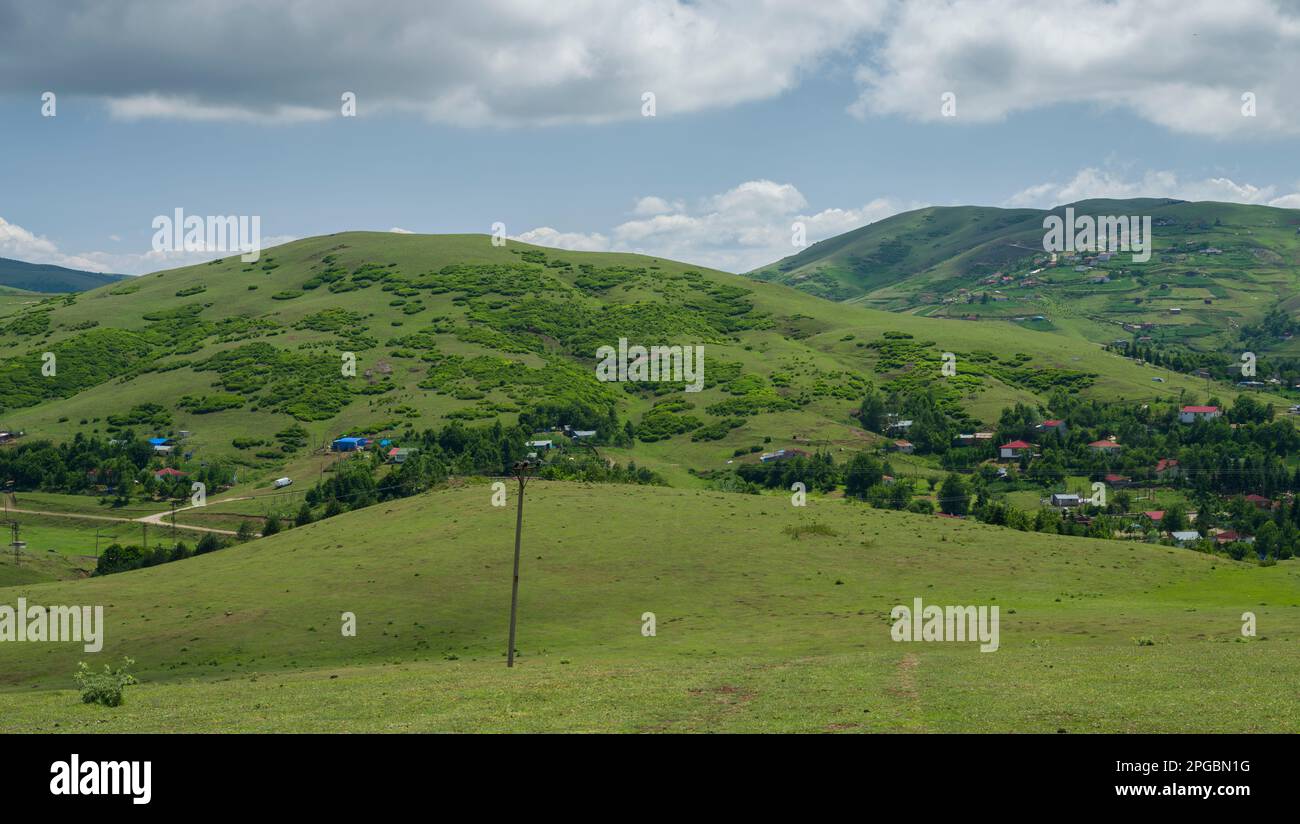 Aybasti, Ordu, Turkey. 08 July, 2021. Persembe Plateau. It is the most ...