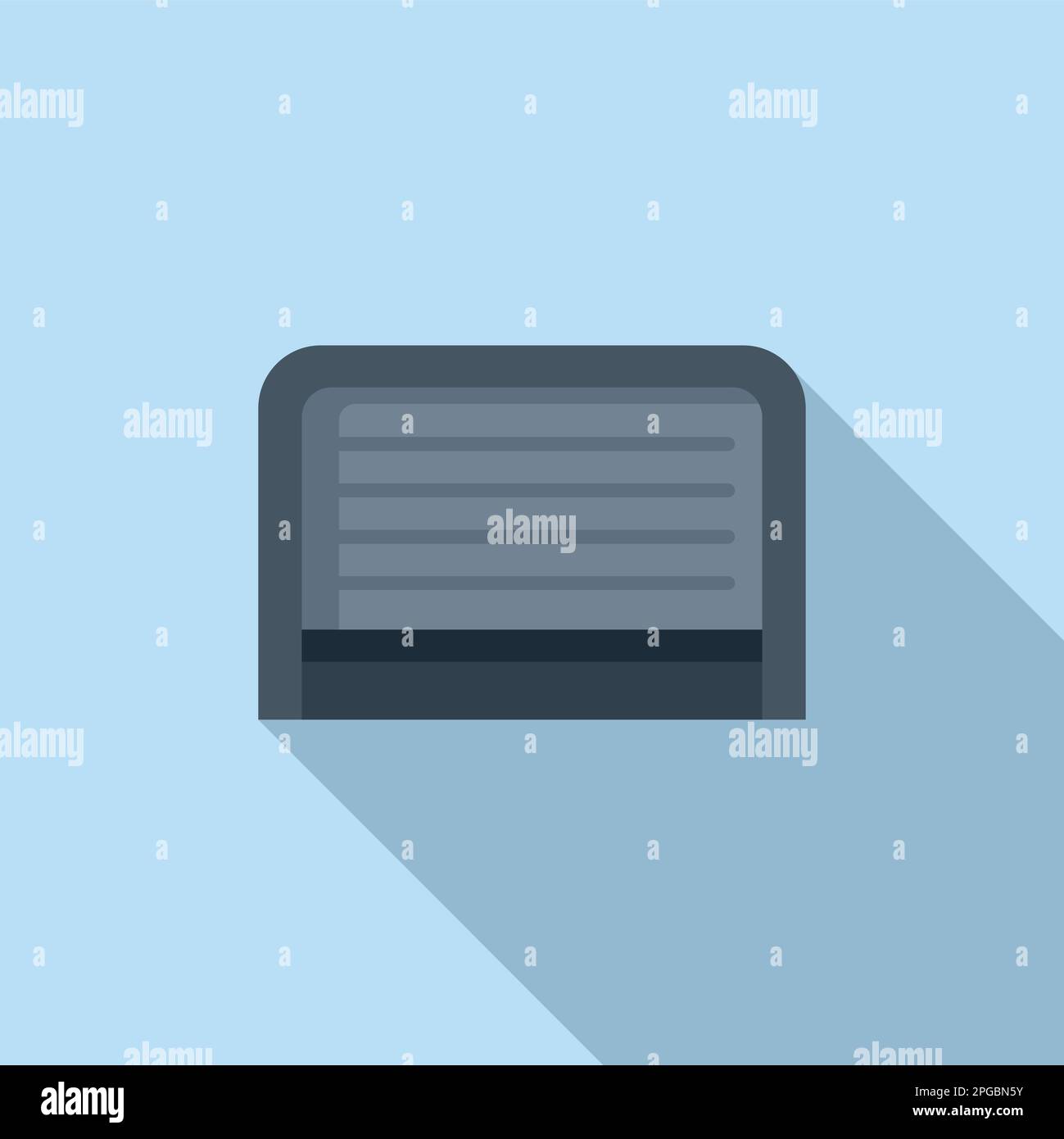 Control gate icon flat vector. Fence security. Entry access Stock ...