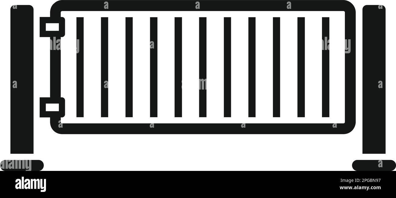 Automatic electric gate Cut Out Stock Images & Pictures - Alamy