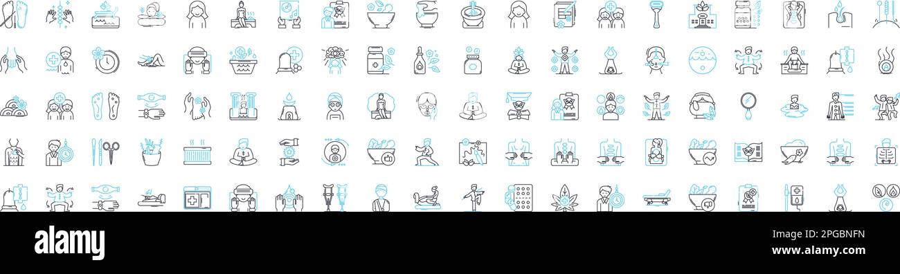 Health coaching vector line icons set. Wellness, Nutrition, Coaching ...