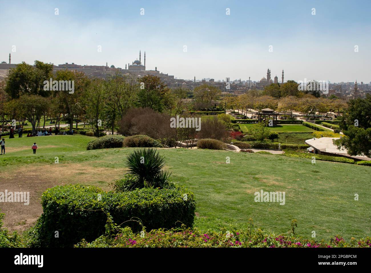 Africa al azhar park cairo hi-res stock photography and images - Alamy