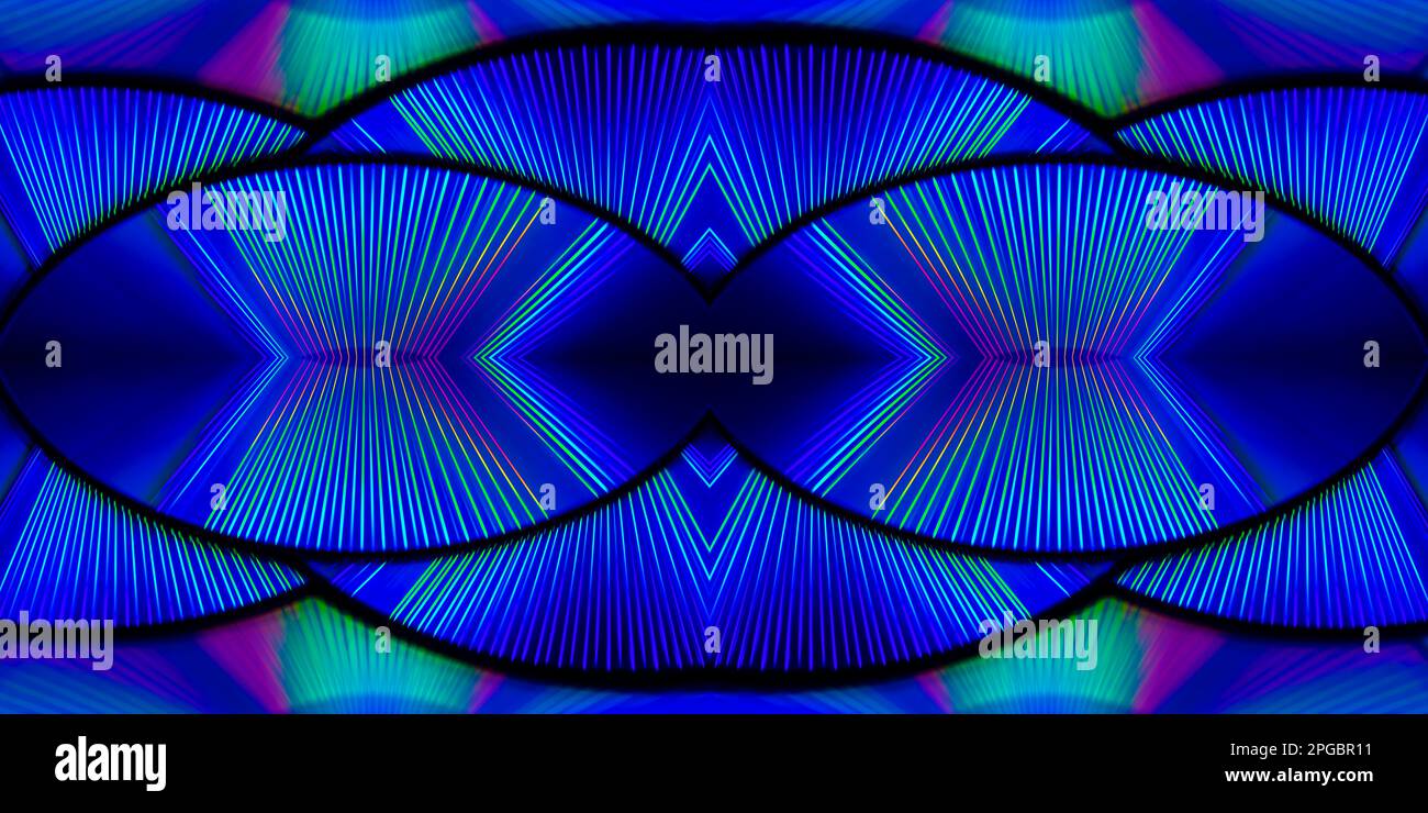 abstract neon geometric shape light Stock Photo - Alamy