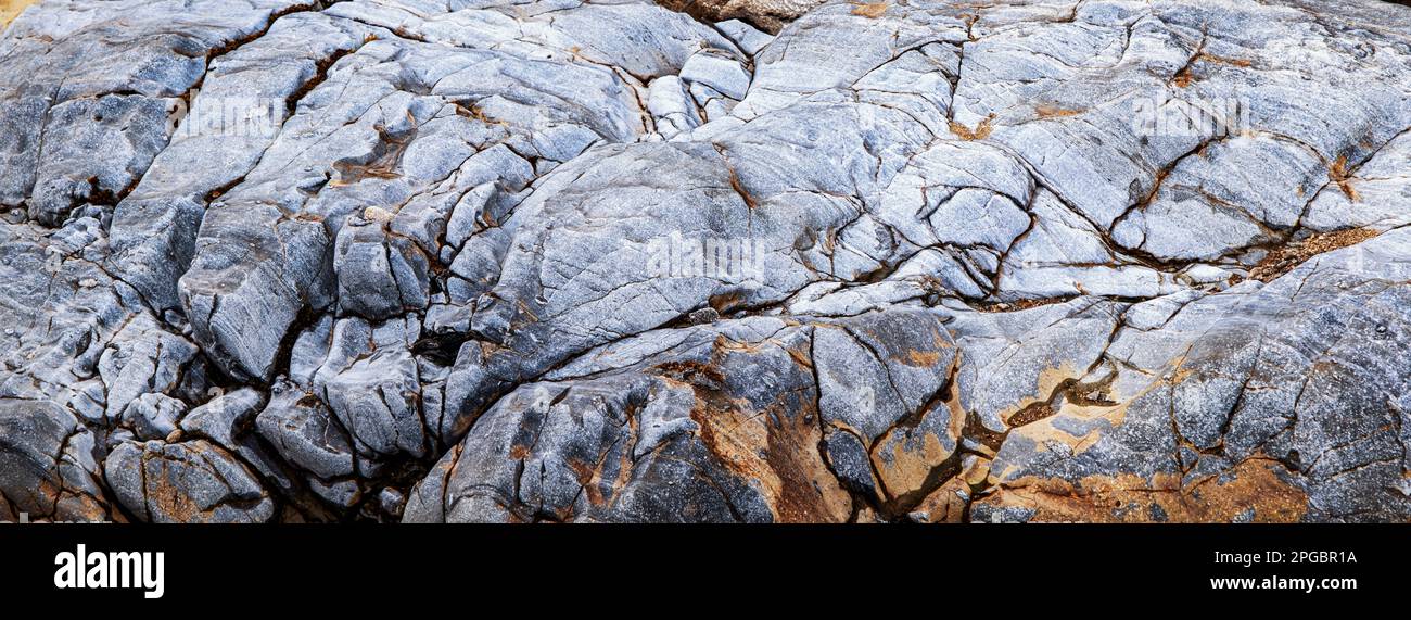big stone texture eroded by the river water Stock Photo - Alamy