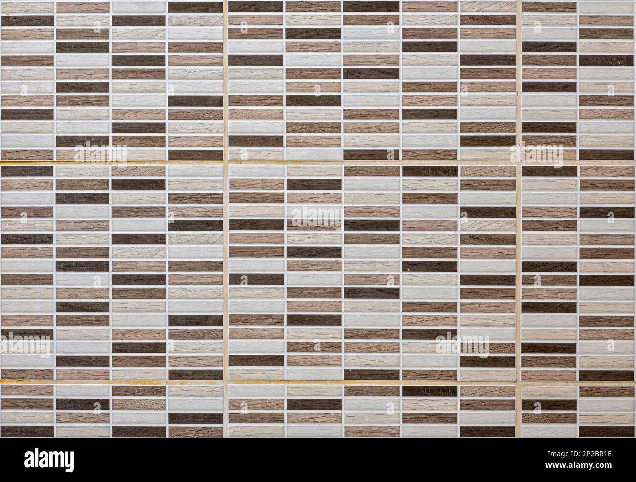 brown ceramic mosaic tile texture Stock Photo - Alamy