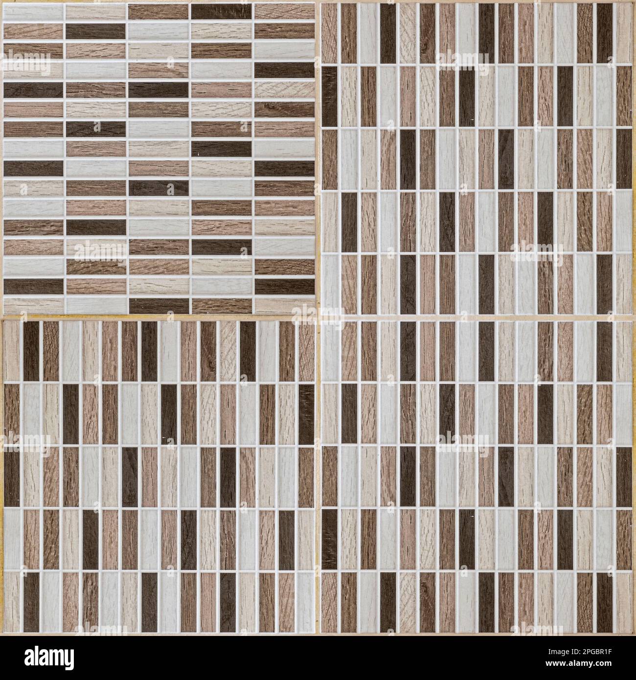 brown ceramic mosaic tile texture Stock Photo - Alamy
