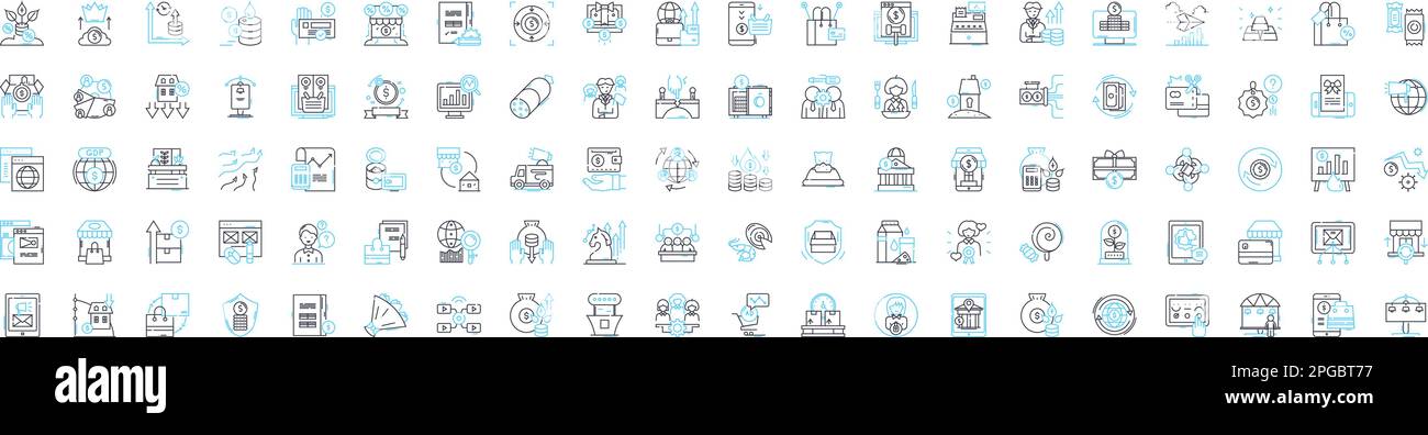 Business innovation vector line icons set. Entrepreneurship, Creativity ...