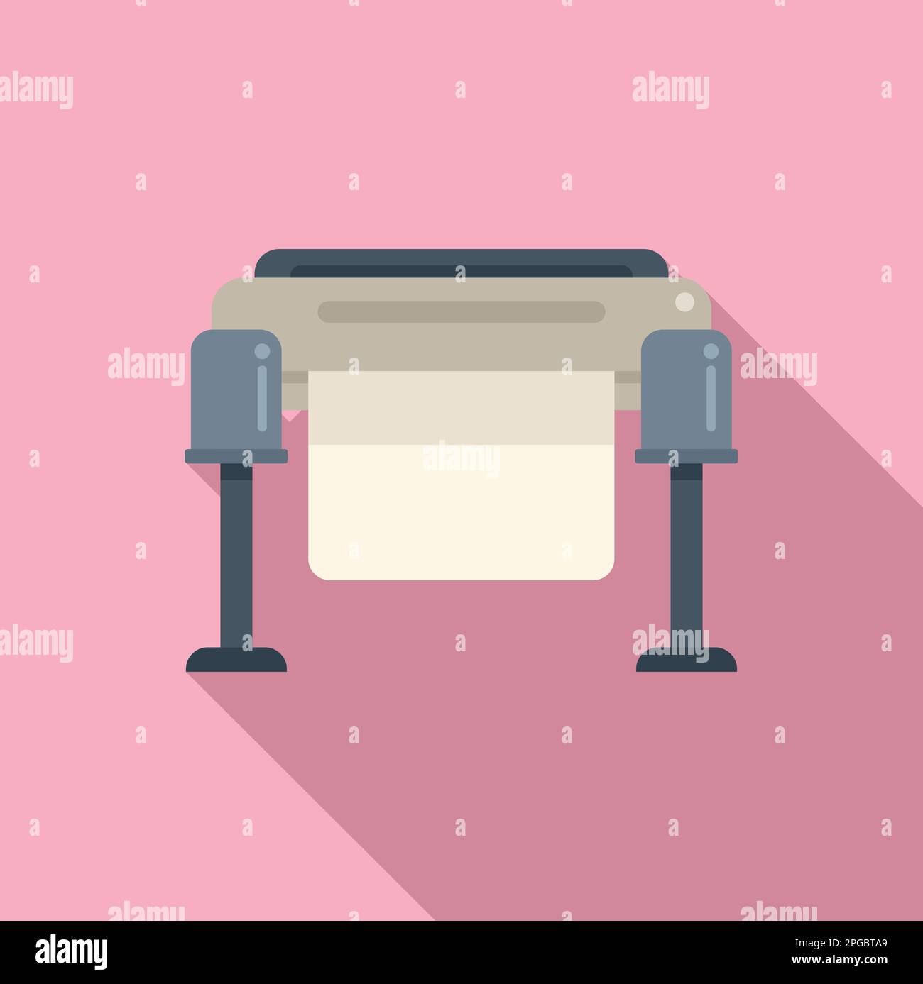 Plotter icon flat vector. Digital print. Service screen Stock Vector Image & Art - Alamy