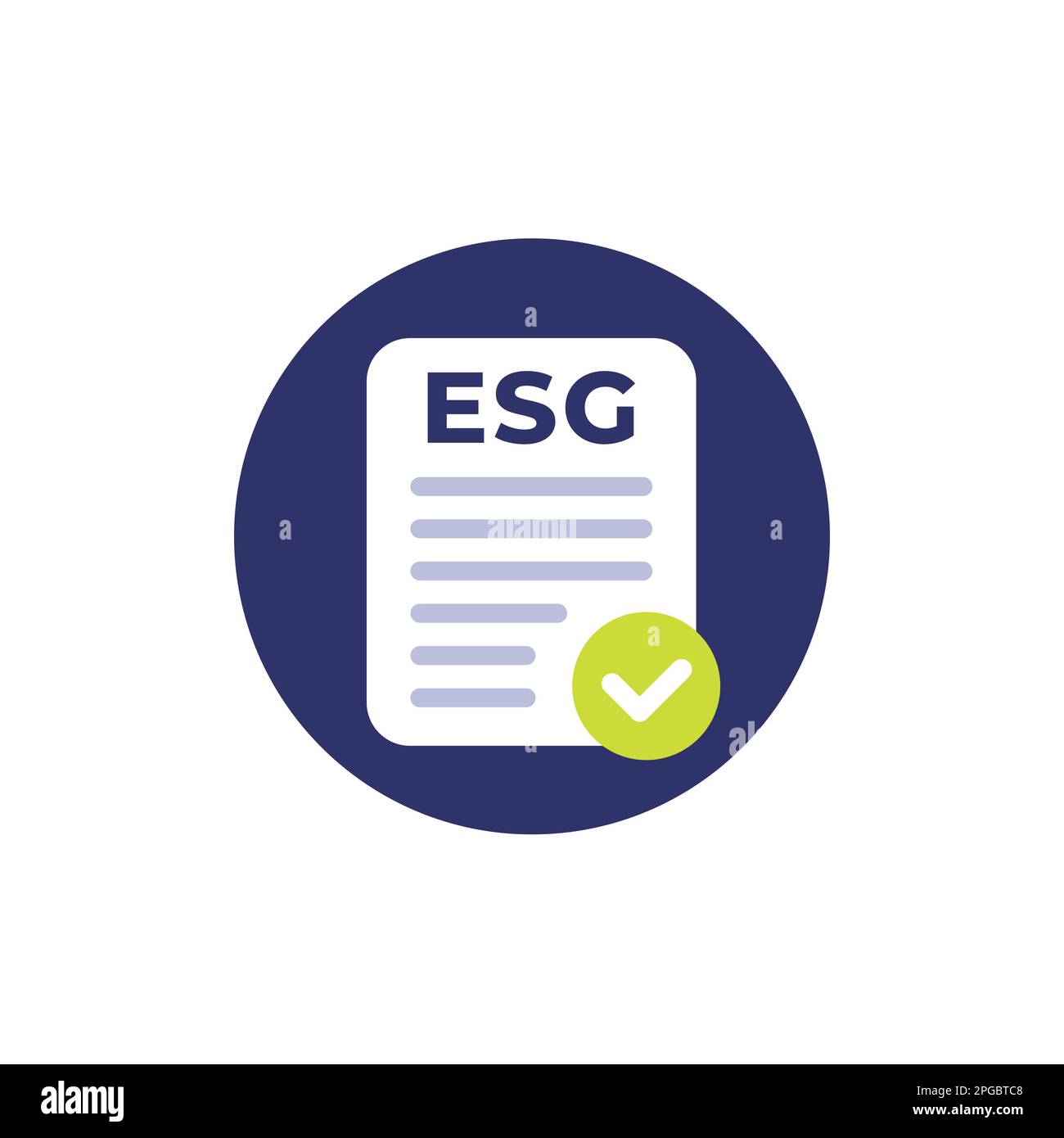 Esg icon Cut Out Stock Images & Pictures - Alamy
